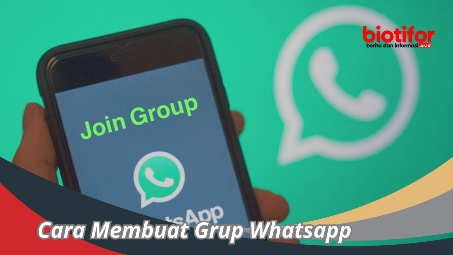 Langkah Dan Cara Membuat Grup Whatsapp - Biotifor