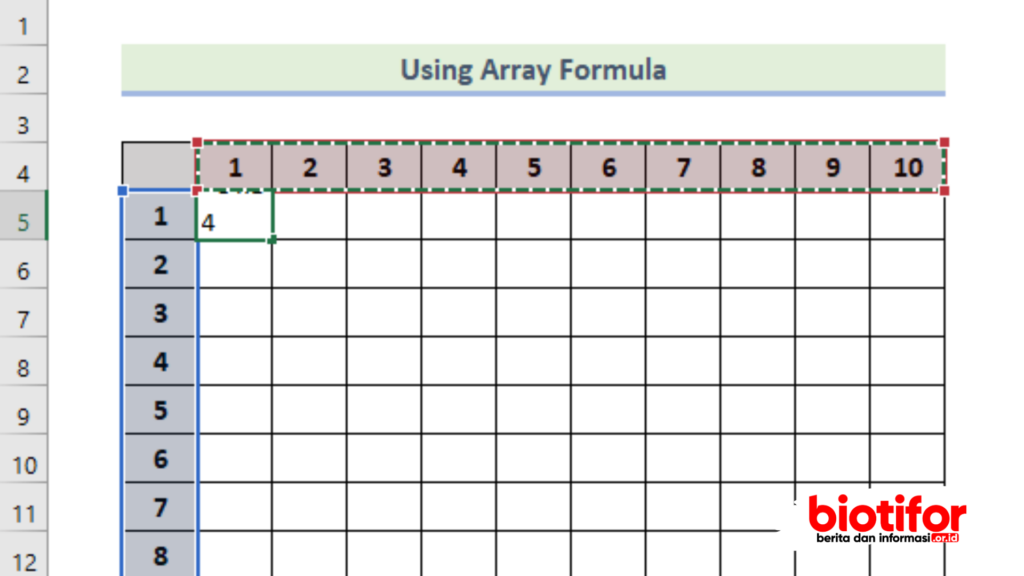 Cara Membuat Tabel Di Excel : Menyusun Data Dengan Rapi