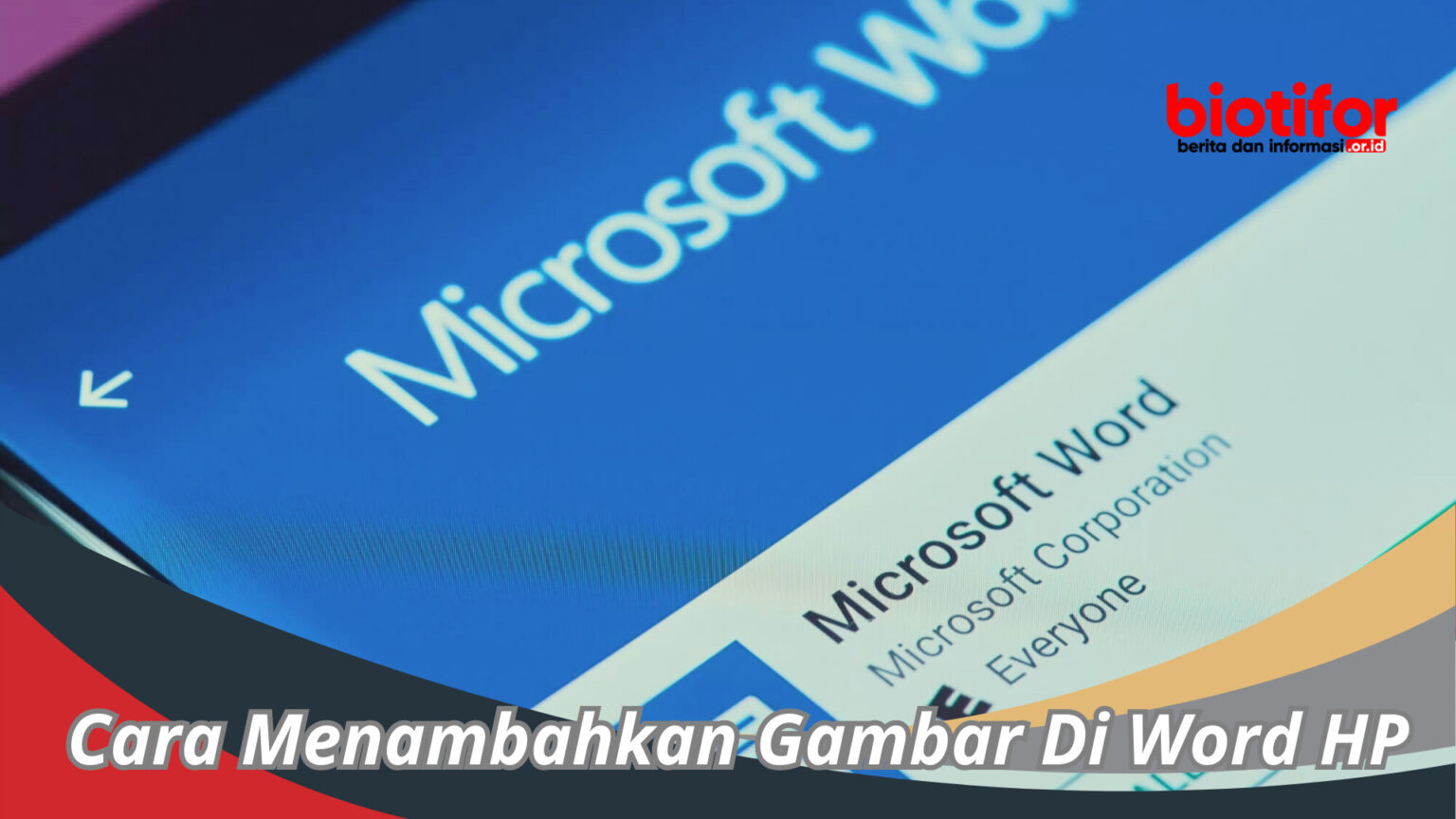Cara Menambahkan Gambar Di Word HP / Perangkat Mobile