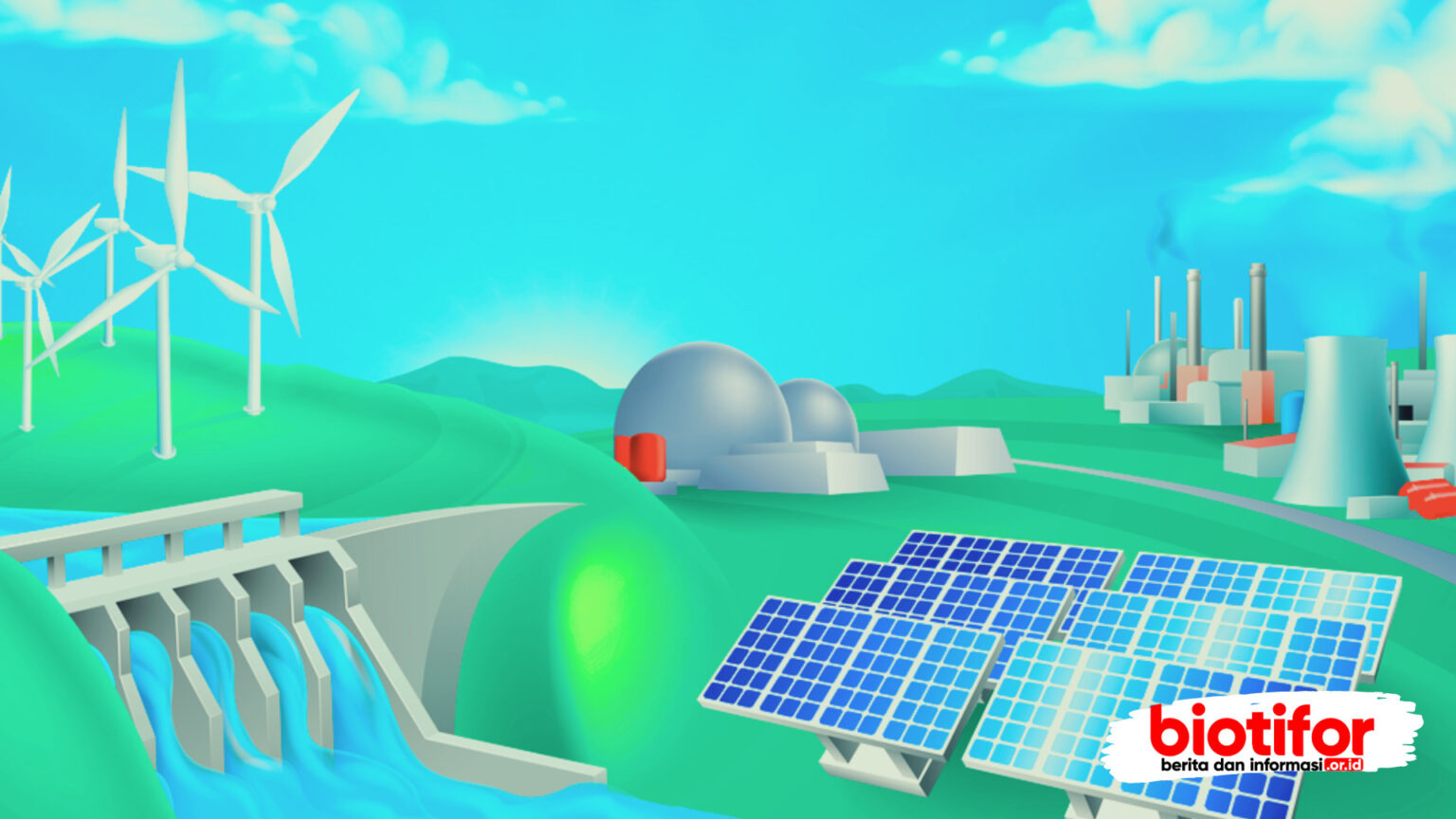 Macam-Macam Pembangkit Listrik : Tentang Sumber Energi Listrik - Biotifor