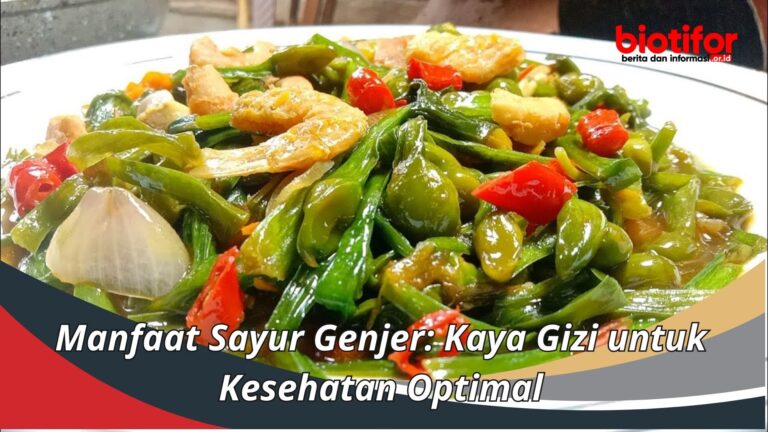 Manfaat Sayur Genjer: Kaya Gizi untuk Kesehatan Optimal - Biotifor