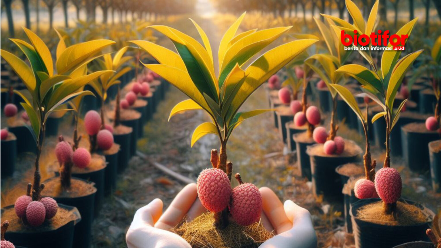 Cara Menanam Leci agar Tumbuh Subur dan Panennya Melimpah - Biotifor