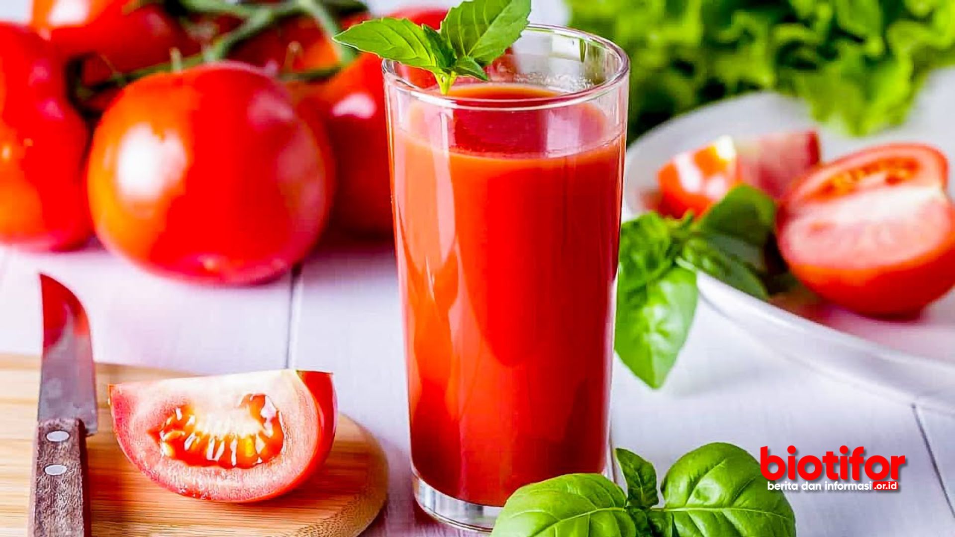 Manfaat Jus Tomat, Minuman Segar Penuh Manfaat - Biotifor