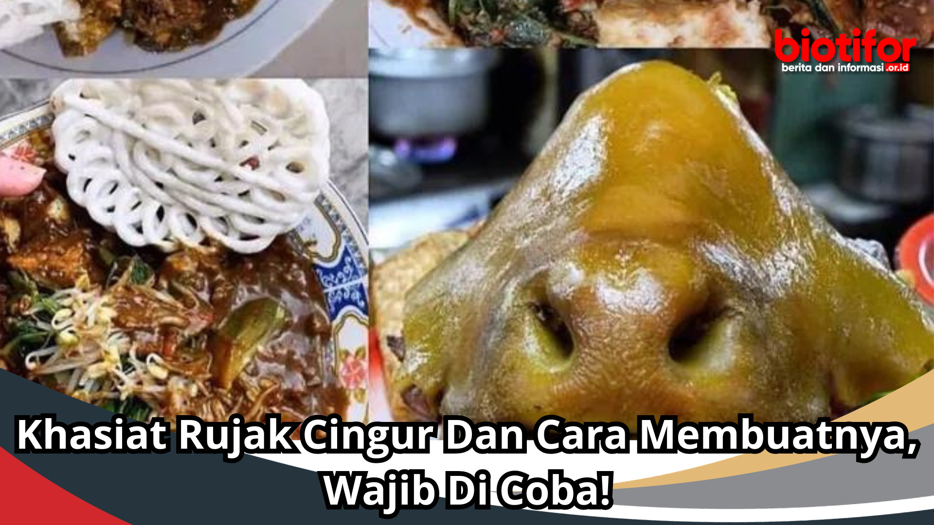 Khasiat Rujak Cingur Dan Cara Membuatnya, Wajib Di Coba! - Biotifor