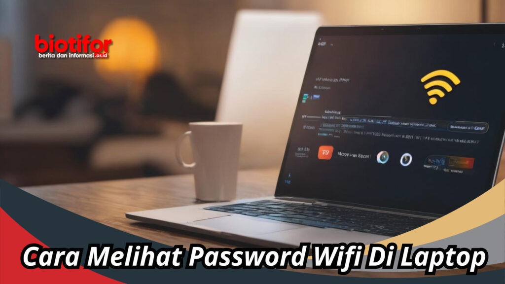 Cara Melihat Password Wifi Di Laptop, Windows 10, 8, 7, Dan Mac OS ...