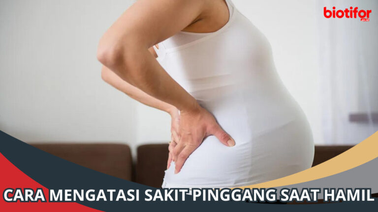 Cara Mengatasi Sakit Pinggang Saat Hamil: Tips dan Perawatan - Biotifor