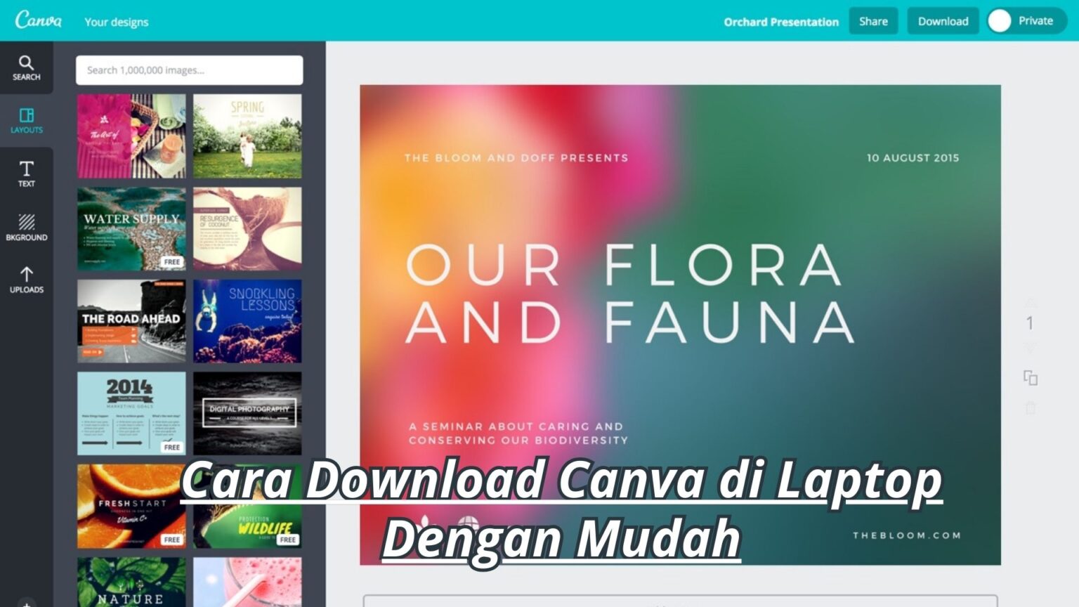 Cara Download Canva di Laptop - Biotifor
