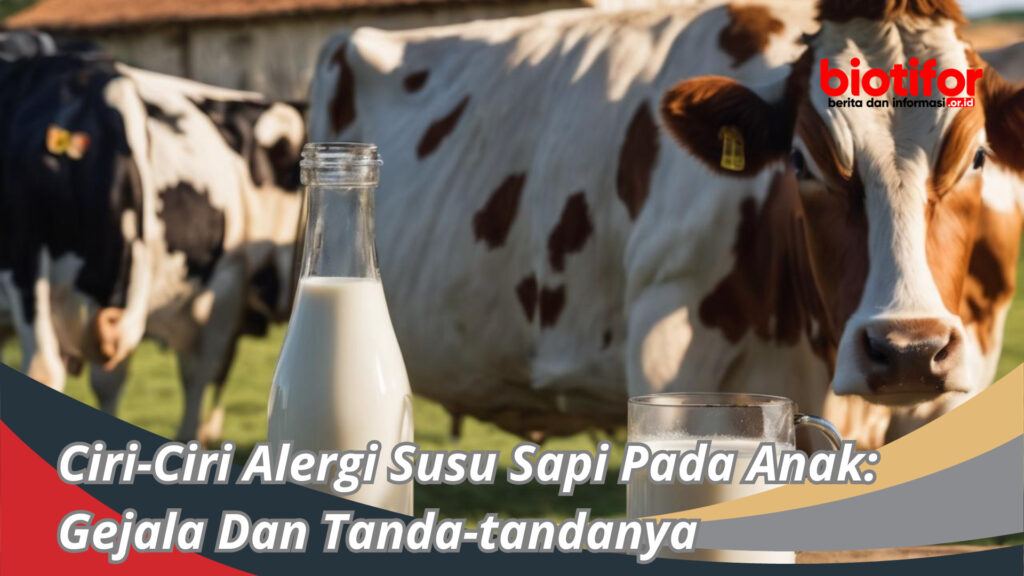Ciri-Ciri Alergi Susu Sapi Pada Anak: Gejala Dan Tanda-tandanya - Biotifor