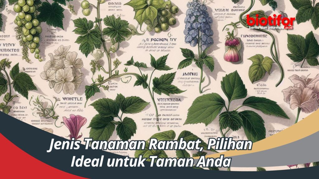 Jenis Tanaman Rambat, Pilihan Ideal untuk Taman Anda - Biotifor